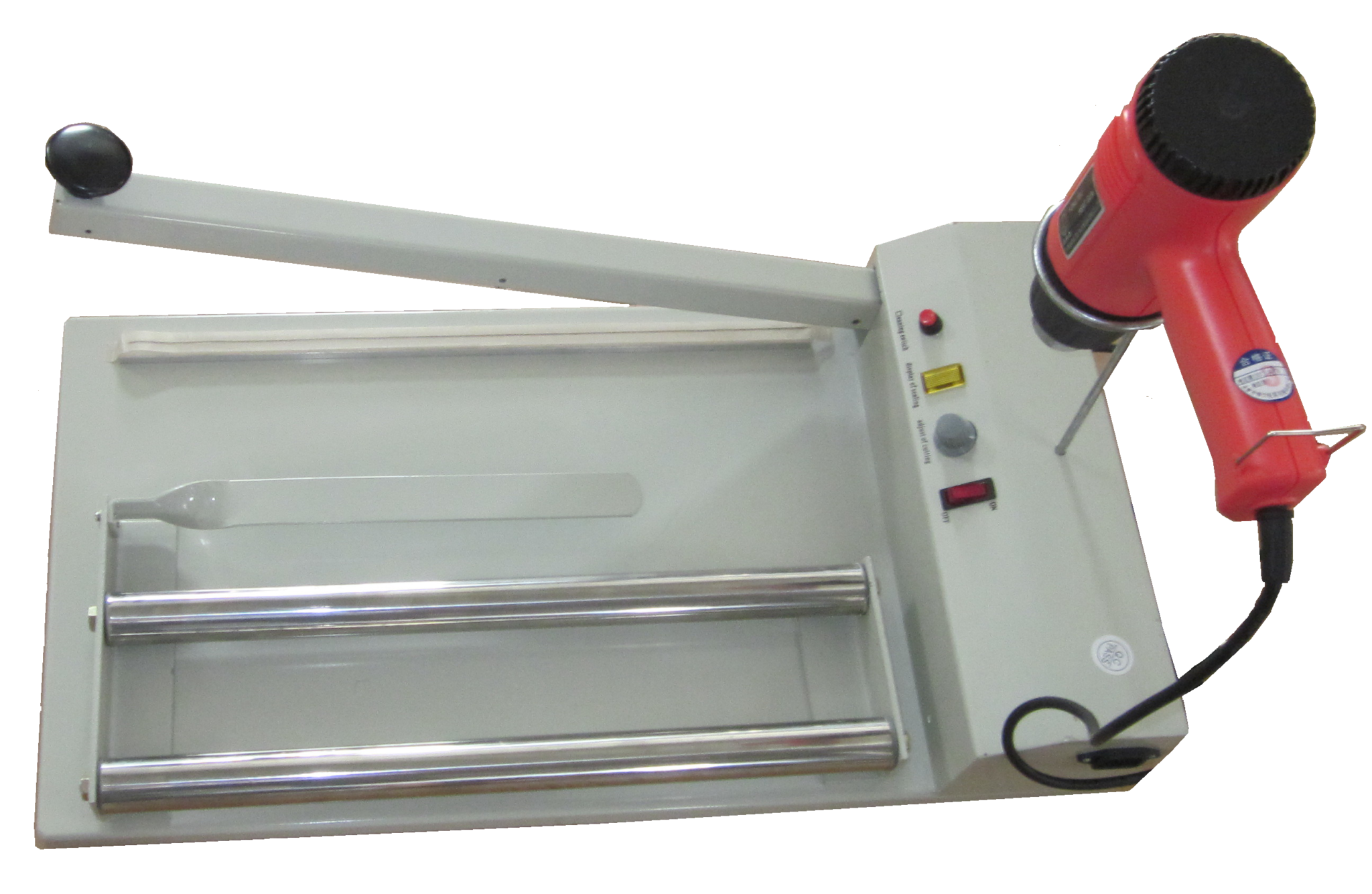 Cutter sealer with Dispenser + Shrink Gun - 600mm seal and shrink ...