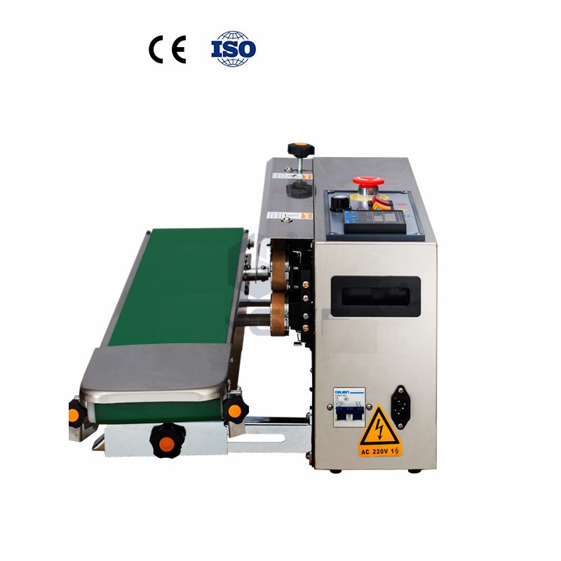 FR-900L Semi-automatic Horizontal Plastic Pouch Bags Continuous Band ...